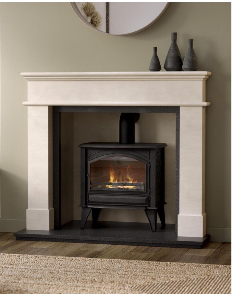 The Balmoral mantel, chamber and hearth - Doncaster Stoves & Fireplaces